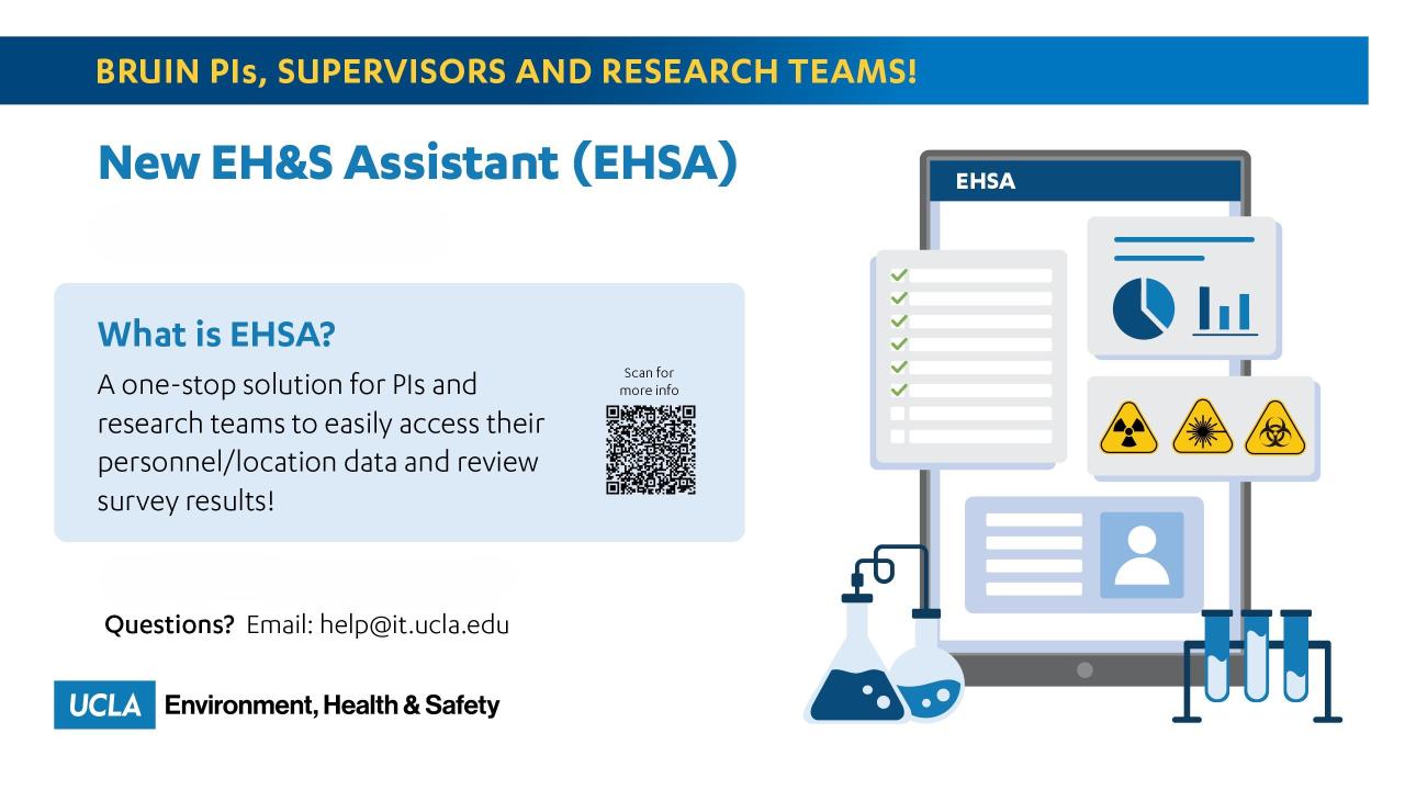 EHSA is Here! Get Training Details... | Environment, Health & Safety